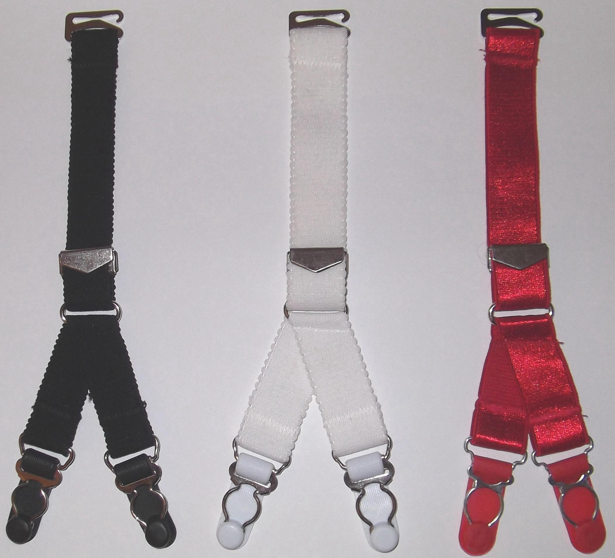 Garter grips and Garter Straps for garter belts and girdles